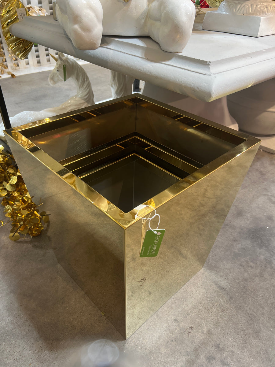 MP20071 SQUARE STAINLESS STELL POT S/3 – Green Import Limited