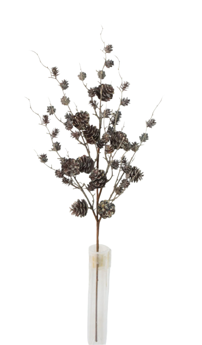 XM14216 ASSORTED PE PINECONE SPRAY,32" – Green Import Limited
