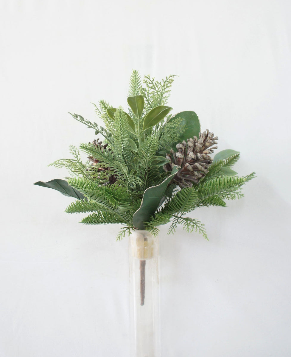 XM14701 MIX PINE/GO EDGE MAGNOLIA/PINECONE BUSH,16" – Green Import Limited