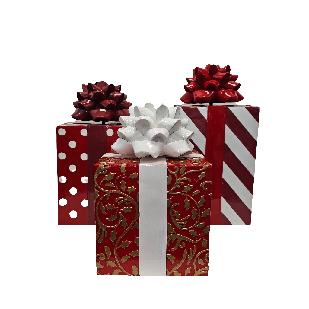 XR13166 RESIN GIFT BOX (S/3),16/14/12in – Green Import Limited