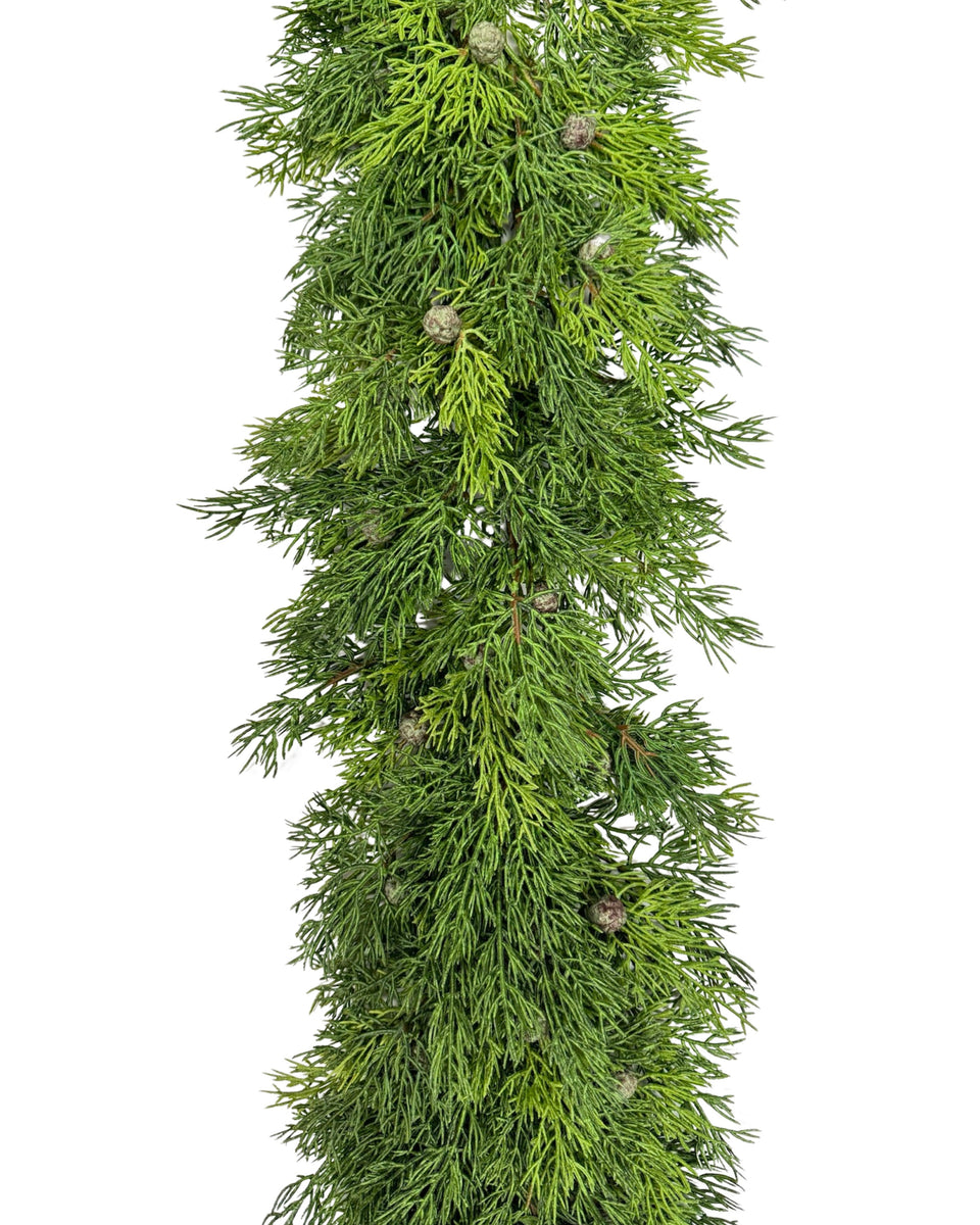 XM13281 SOFT CEDAR GARLAND,6'-2/12P – Green Import Limited